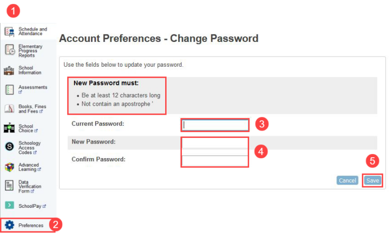 Update Your Password on The Source - Seattle Public Schools
