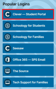 Clever Student Portal - Seattle Public Schools